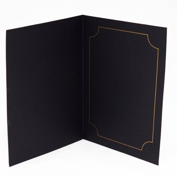 10x15 Black Cut Corner Folder - Fahmphoto