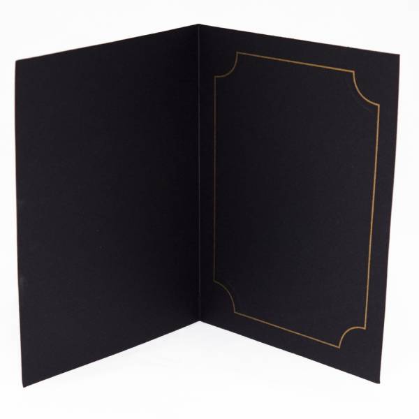 8x10 Black Cut Corner Folder - Fahmphoto